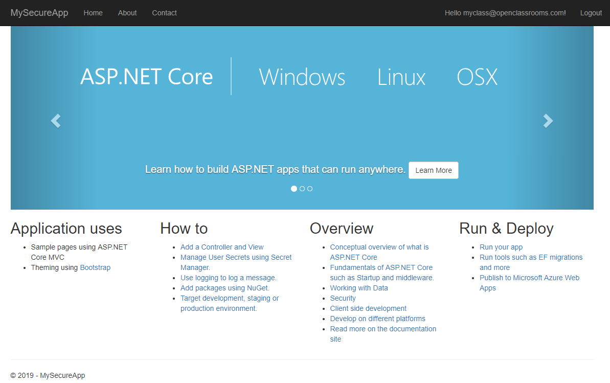 Register Users With Aspnet Identity Secure Your Net Application Openclassrooms